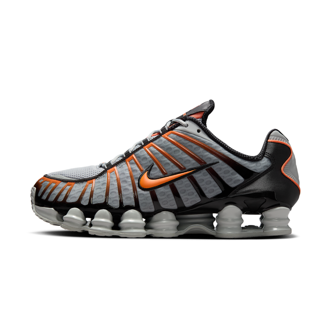 Nike Shox TL Light Smoke Grey Black Bright Mandarin - Sneak