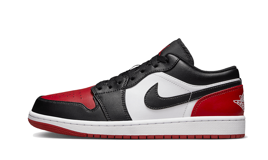 Air Jordan 1 Low Bred Toe 2.0 (553558-161 / 553560-161) - Sneak
