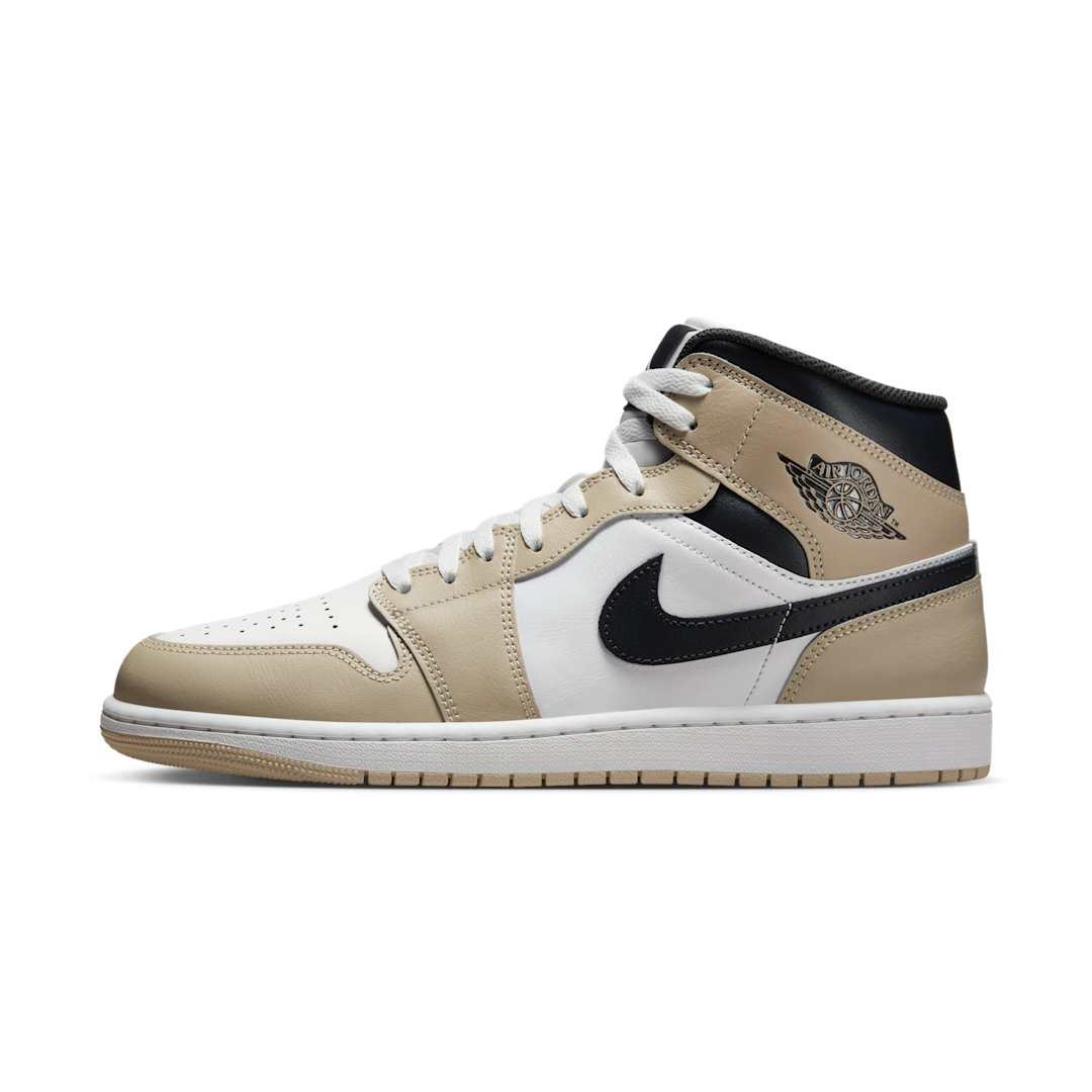 Air Jordan 1 Mid Summit White Off Noir Rattan (DQ8426-153) - Sneak