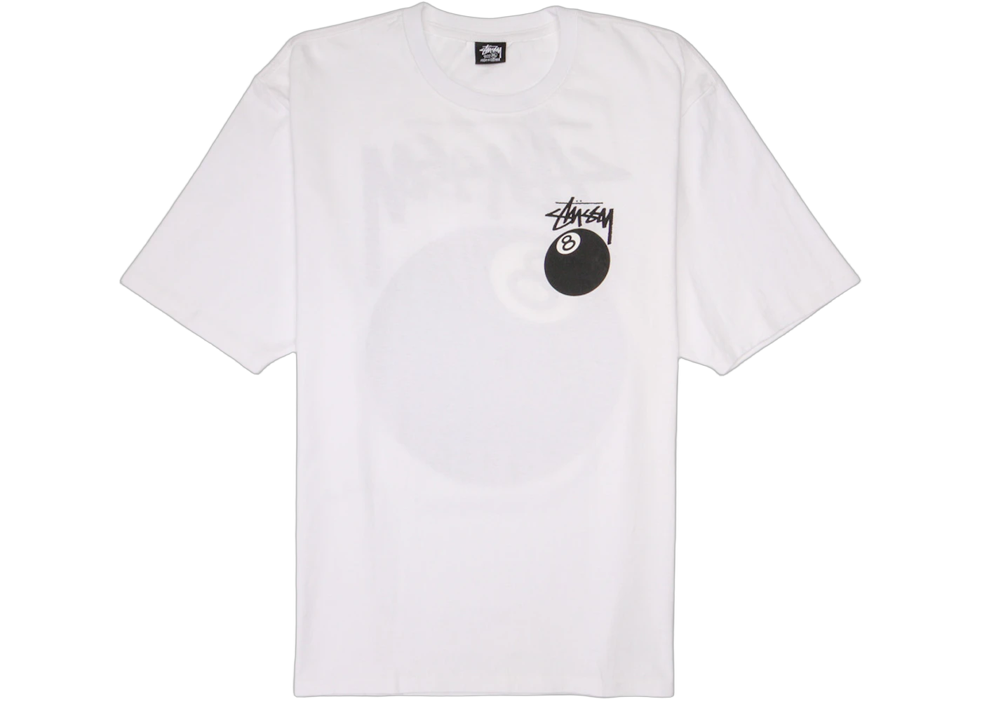 Stussy 8 Ball Tee White (1904760-WHT/1905103-WHT) - Sneak